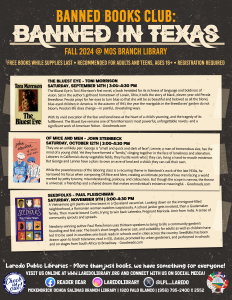 Banned Books Club: In Texas Edition | Laredo Public Library