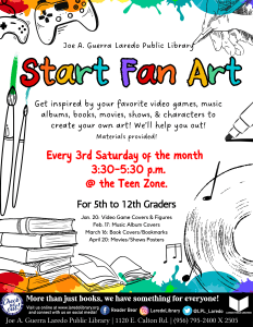 Start Fan Art | Laredo Public Library